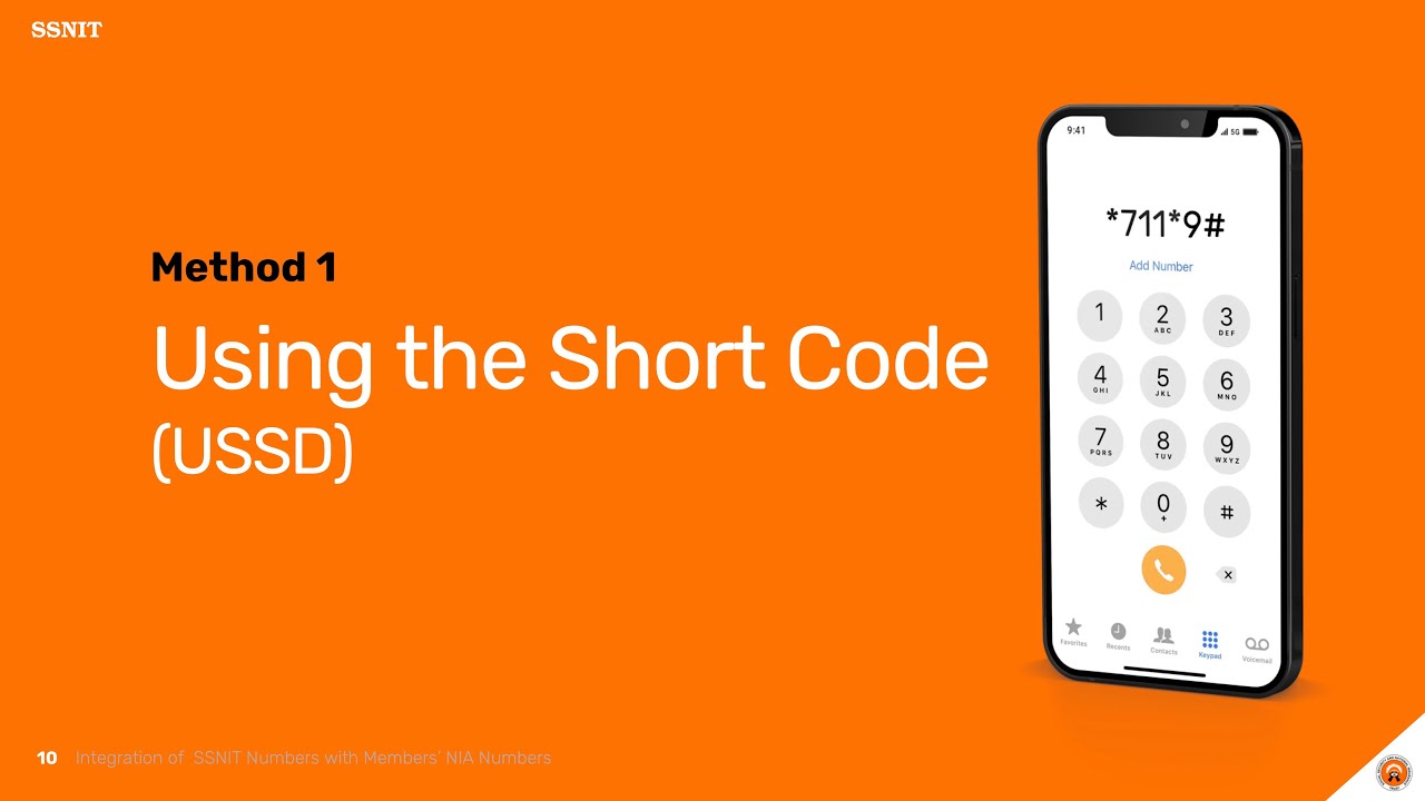 Merging Your SSNIT & NIA Numbers (USSD Short Code *711*9#) - YouTube