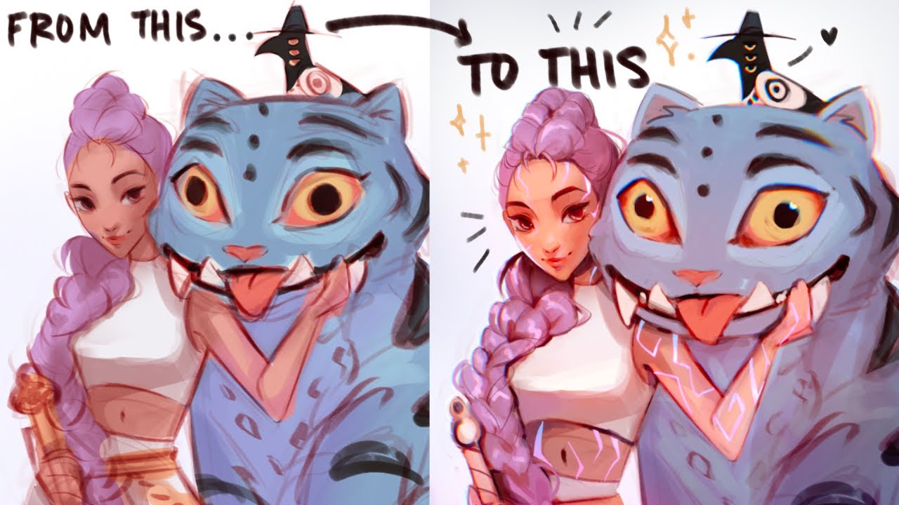 How I Render My Art | everything I know about rendering for digital ...