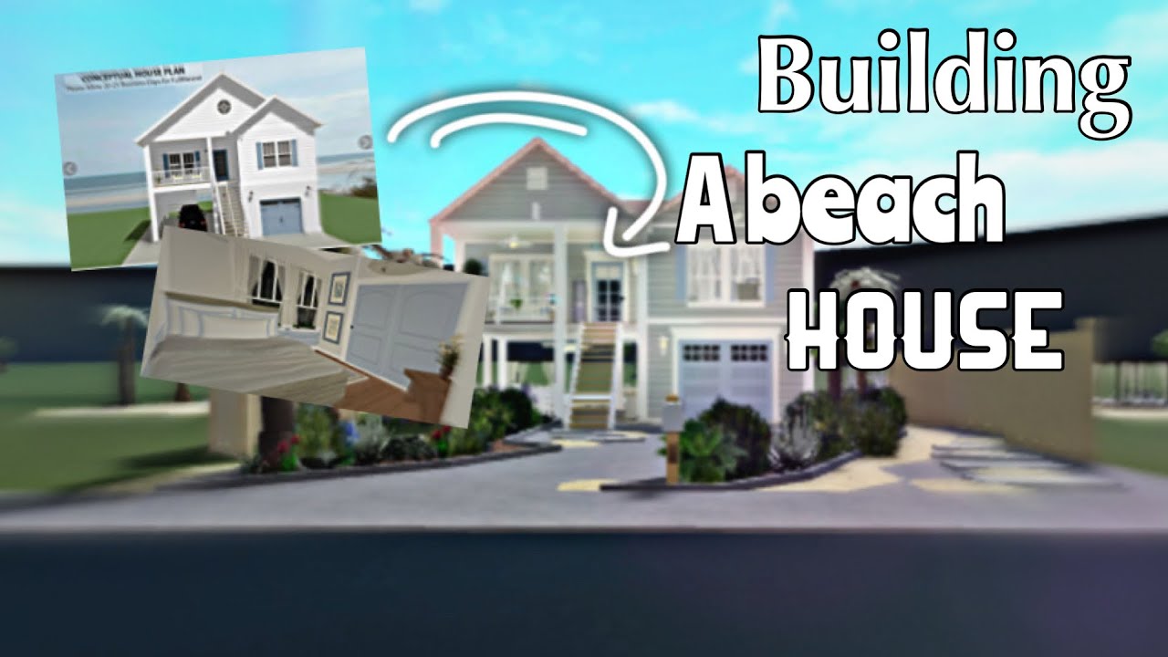 Building a BEACH HOUSE in Bloxburg | Roblox | - YouTube