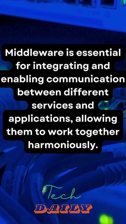 Middleware Intro II - YouTube