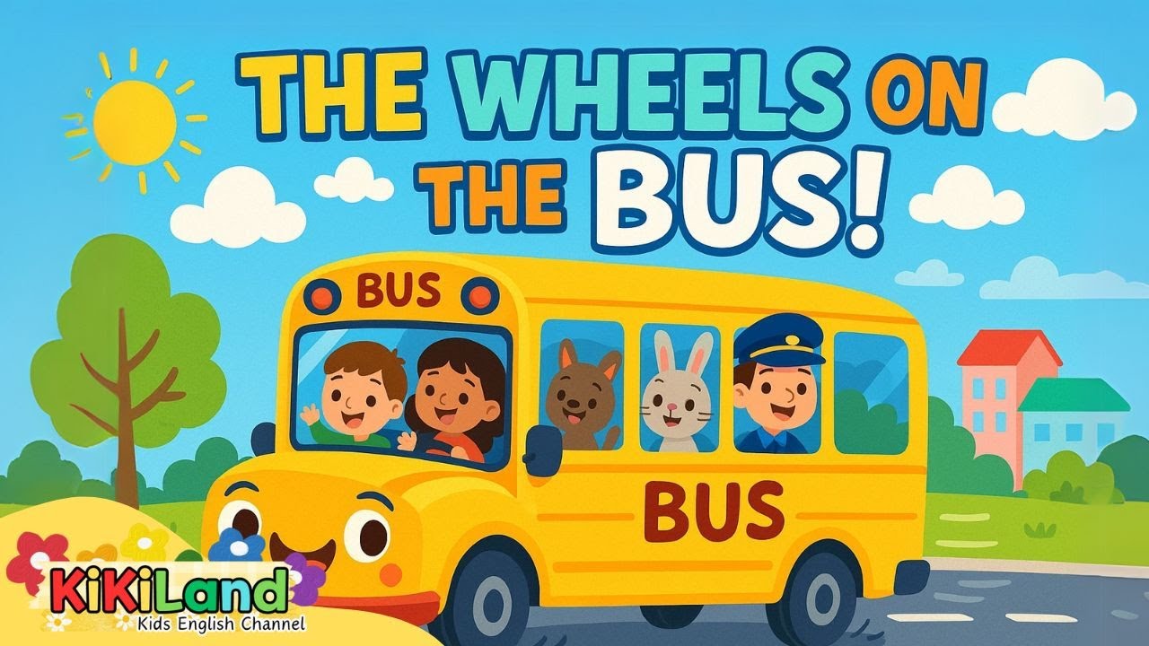 The Wheels on the Bus | Popular English Nursery Rhyme | Fun Kids ...