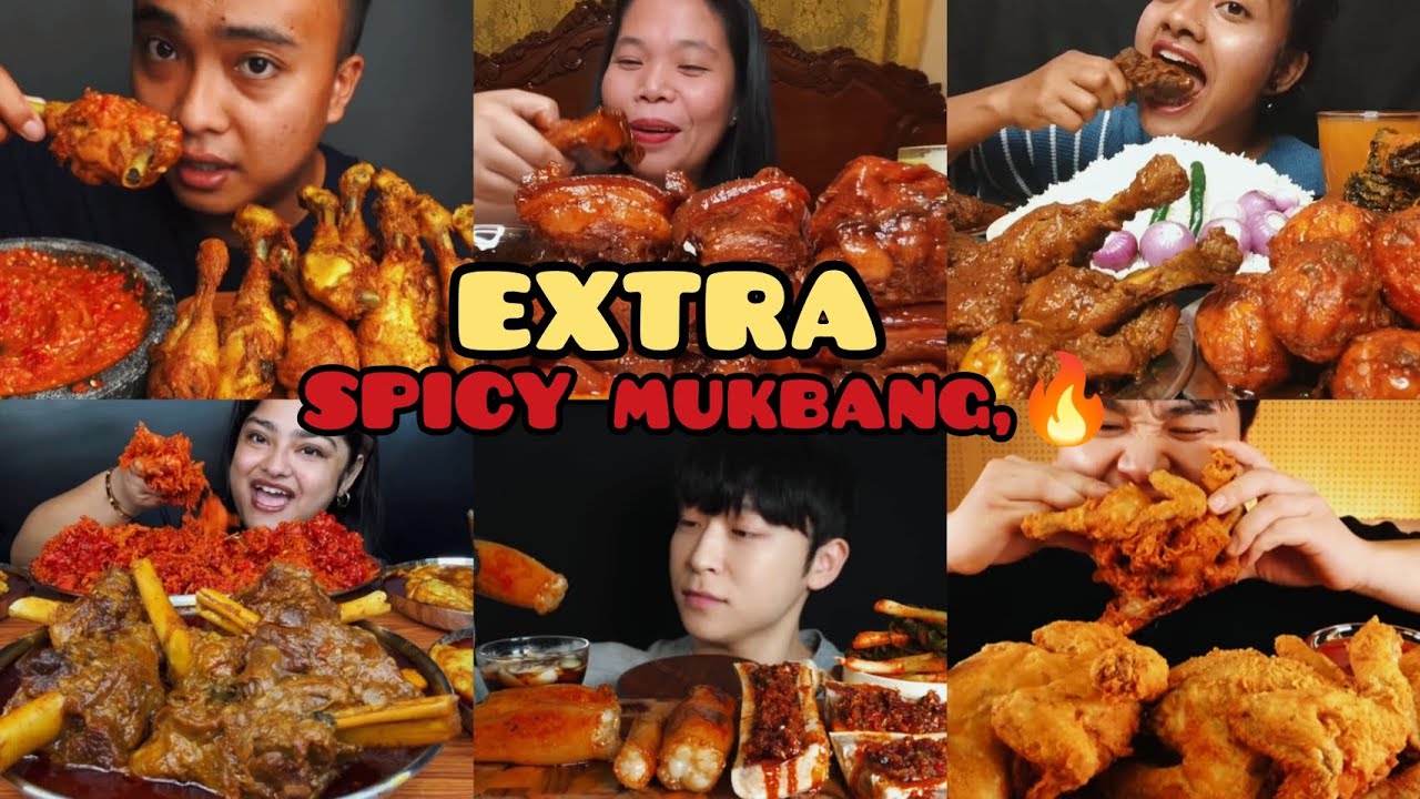 Extra spicy mukbang 🔥🤯watch till the end🤩#mukbang #eatingshow#foodies ...