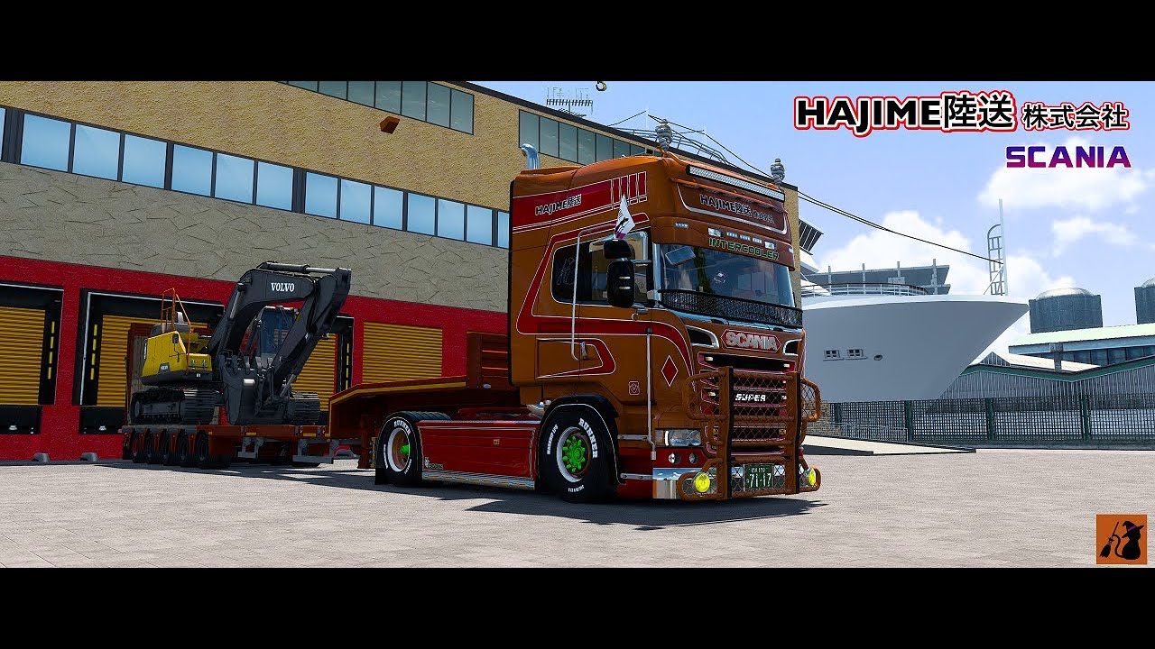 Euro Truck Simulator 2 Volvo Construction Equipmentのdlcを導入 Youtube