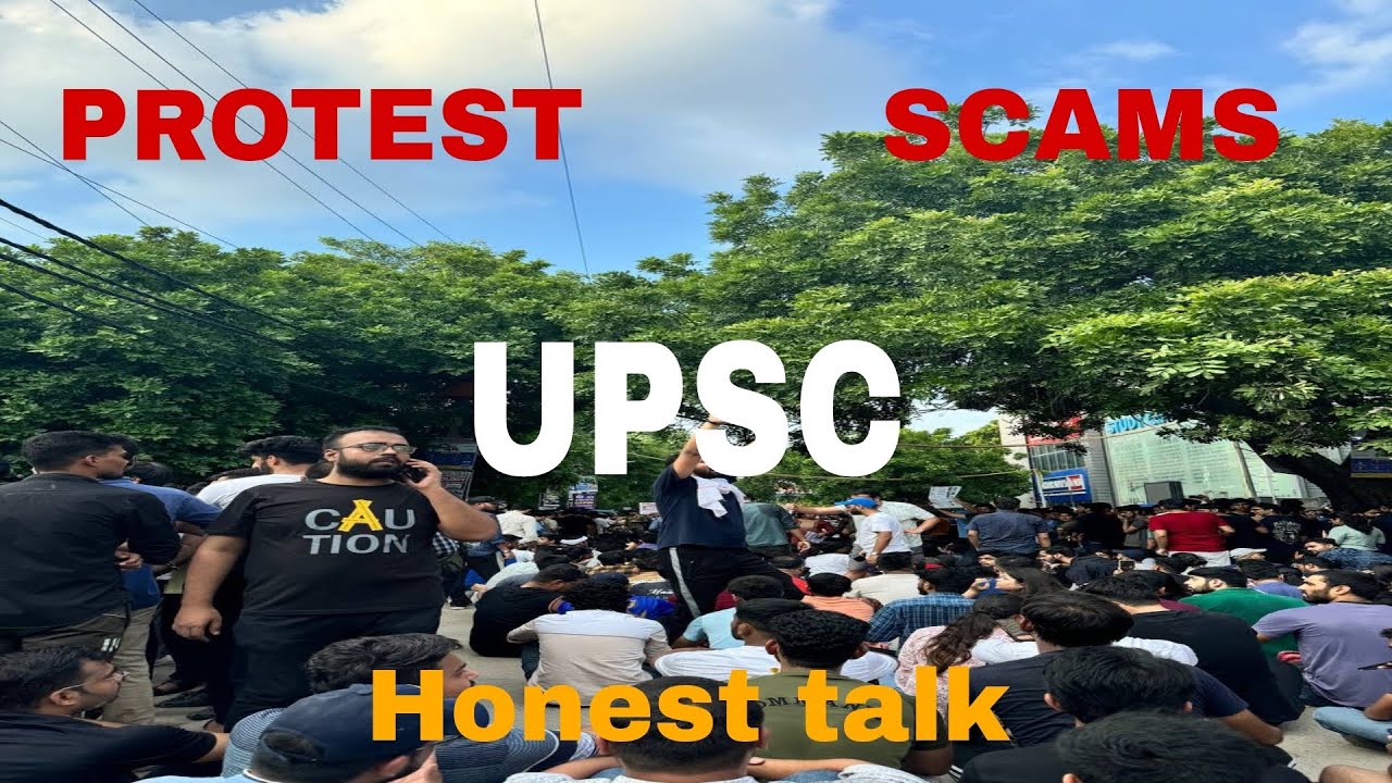 UPSC aspirants protest and scams | upsc aspirants life | Lets talk ...