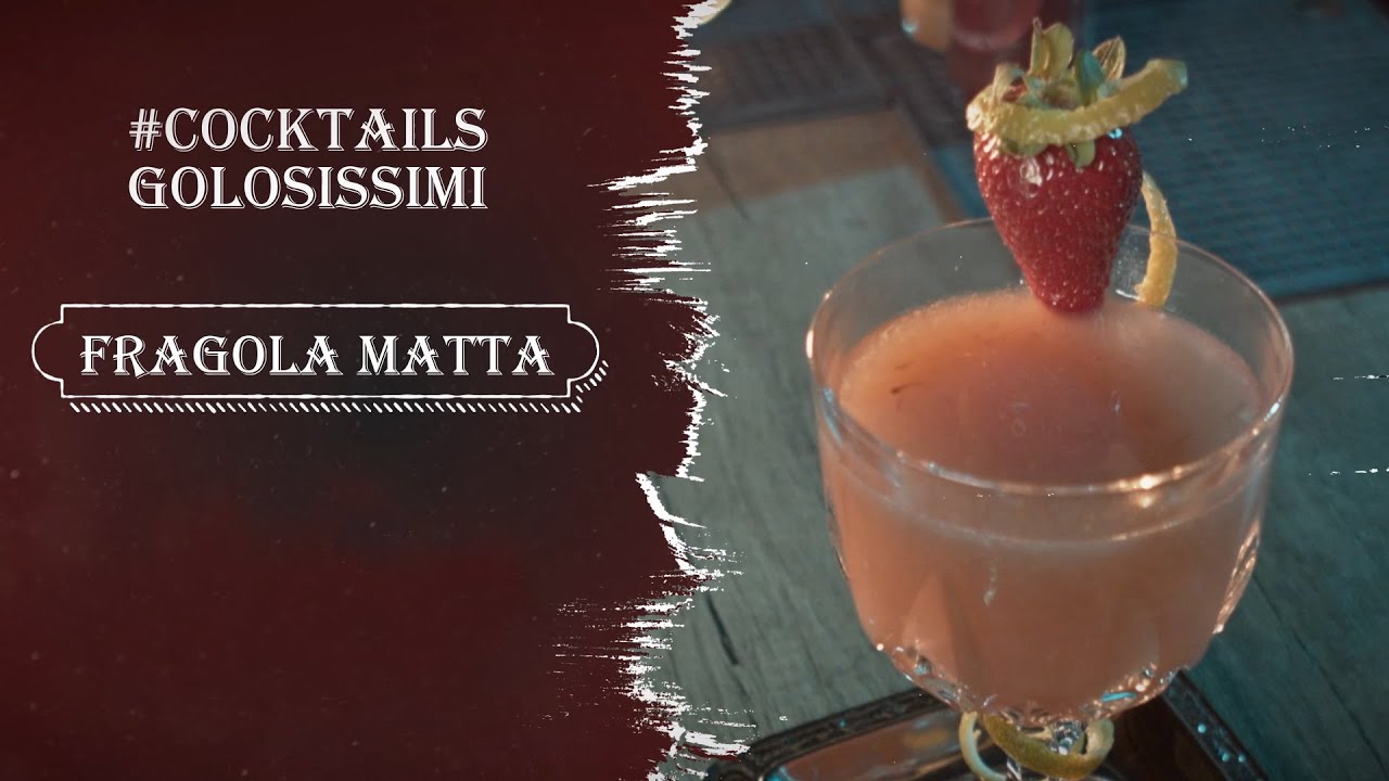 # COCKTAILS GOLOSISSIMI - Fragola Matta - Cocktail alla Fragola e Pesca ...