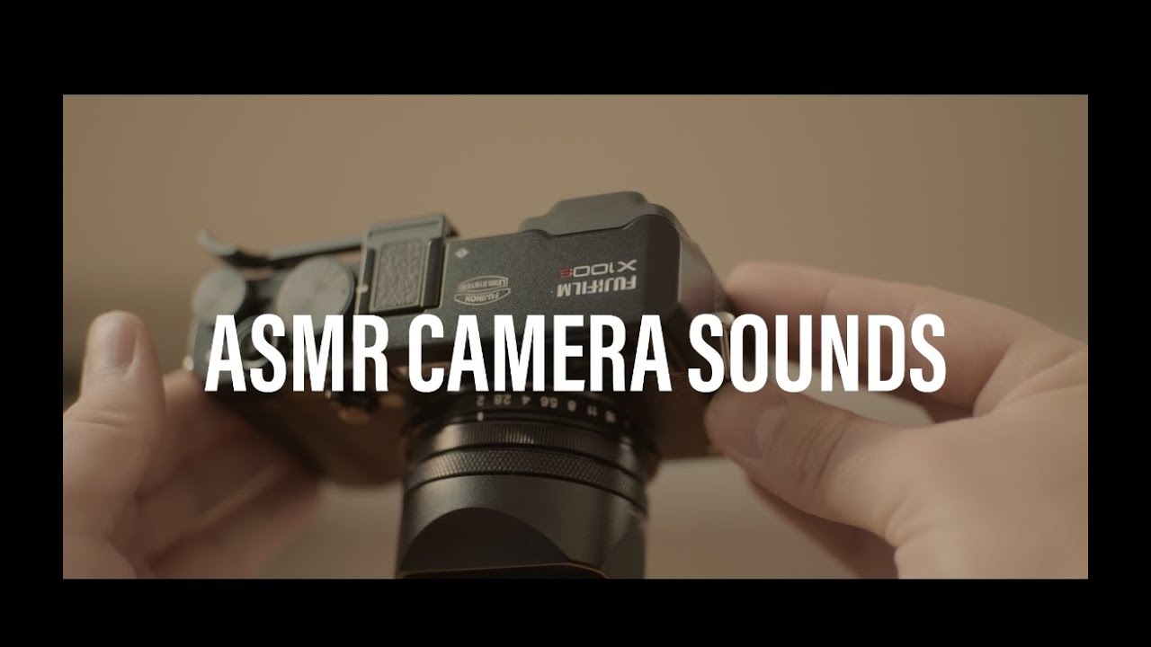 ASMR CAMERA SOUNDS #2 - Modern and Vintage Fuji Cameras - YouTube