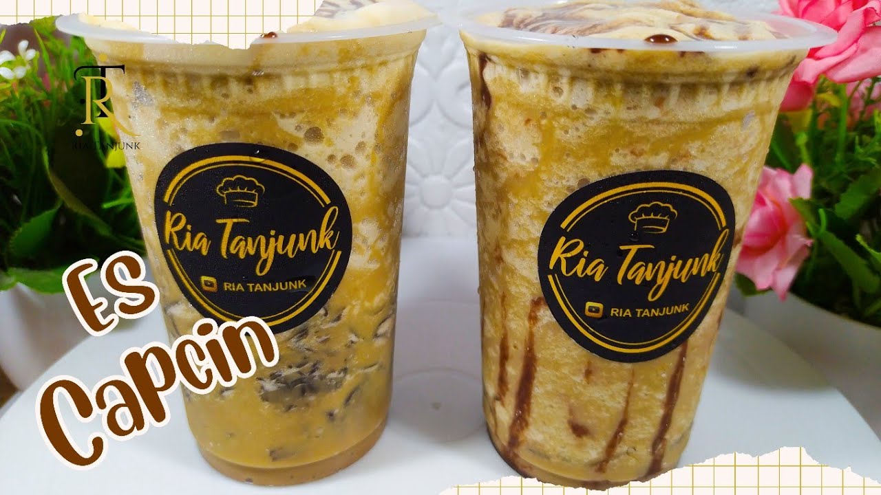 ES CAPCIN [ SUBTITLE ] || RESEP ES CAPPUCINO CINCAU @RiaTanjunk - YouTube