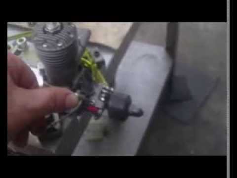 Anderson Spitfire .64 spark Engine - YouTube