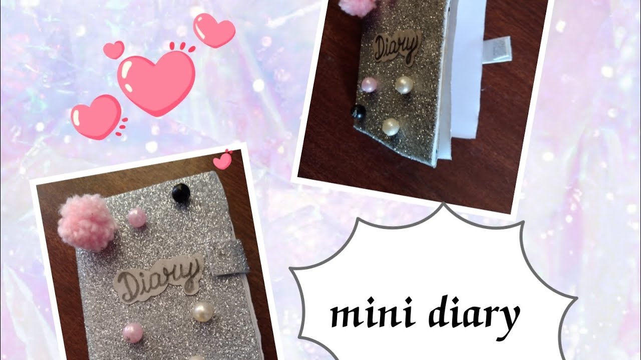 mini diary | how to make mini diary | pocket size diary 📒 - YouTube