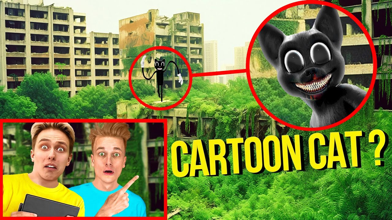 My DRONE caught CARTOON CAT on camera!! (WE FOUND HIM!) - YouTube