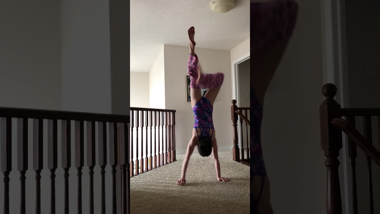Simone Biles Handstand Challenge - YouTube