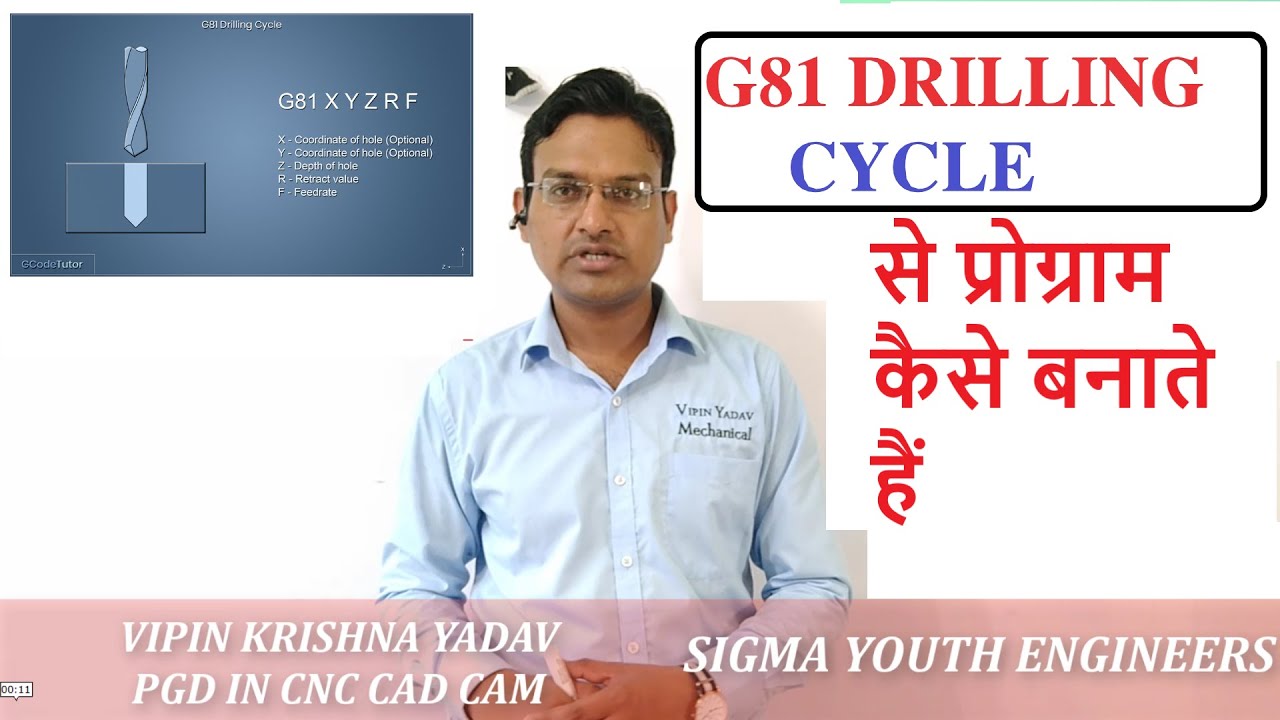 g81 drilling cycle - drilling cycle for vmc - vmc drilling - g81 spot ...