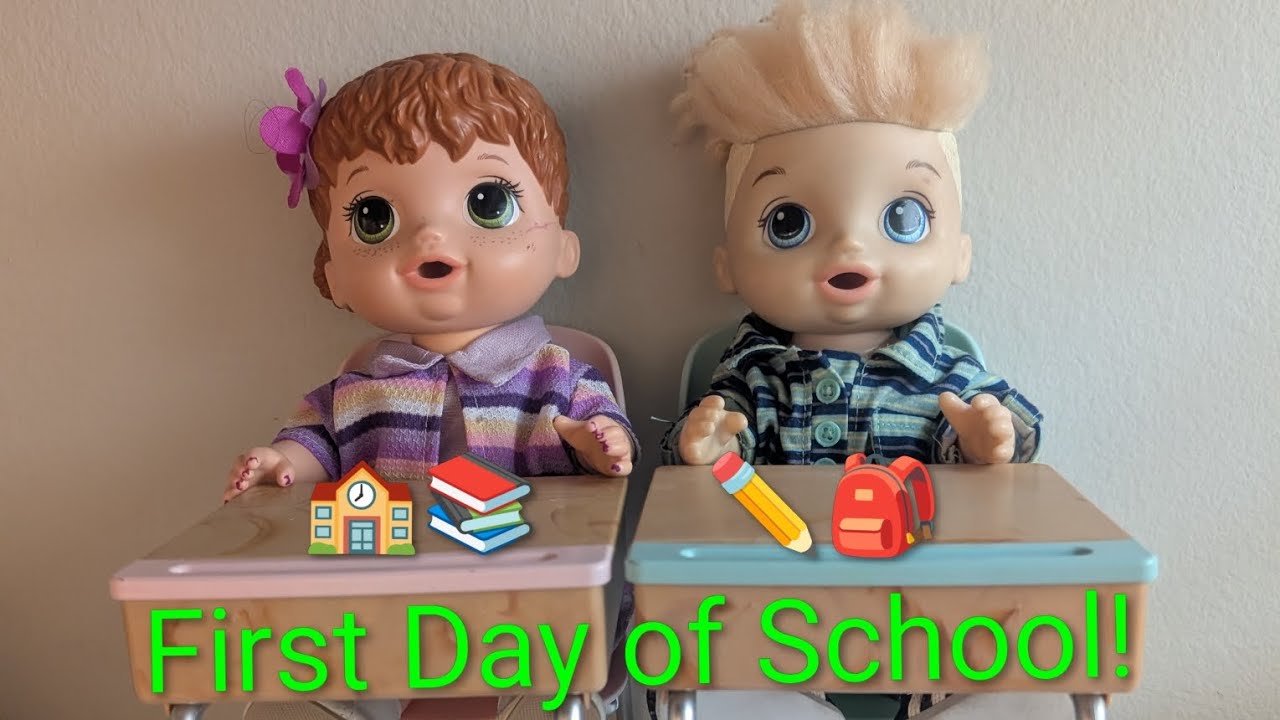 Baby Alive Dolls First Day of School!🏫📚 ️🎒 - YouTube
