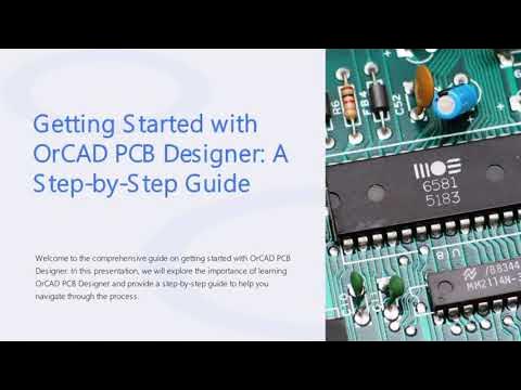 Getting Started with OrCAD PCB Designer: A Step-by-Step Guide - YouTube