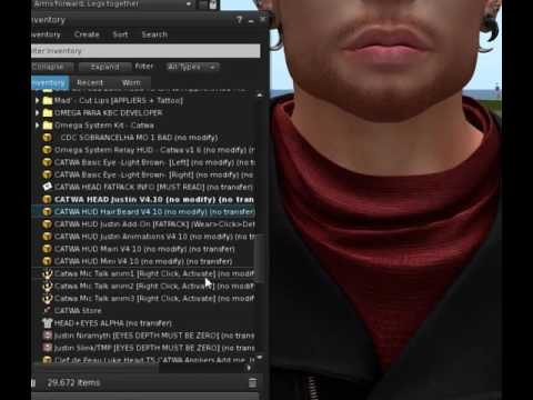 .::CDC Face Beard Catwa Tintable (CDC CREATION'S) - YouTube