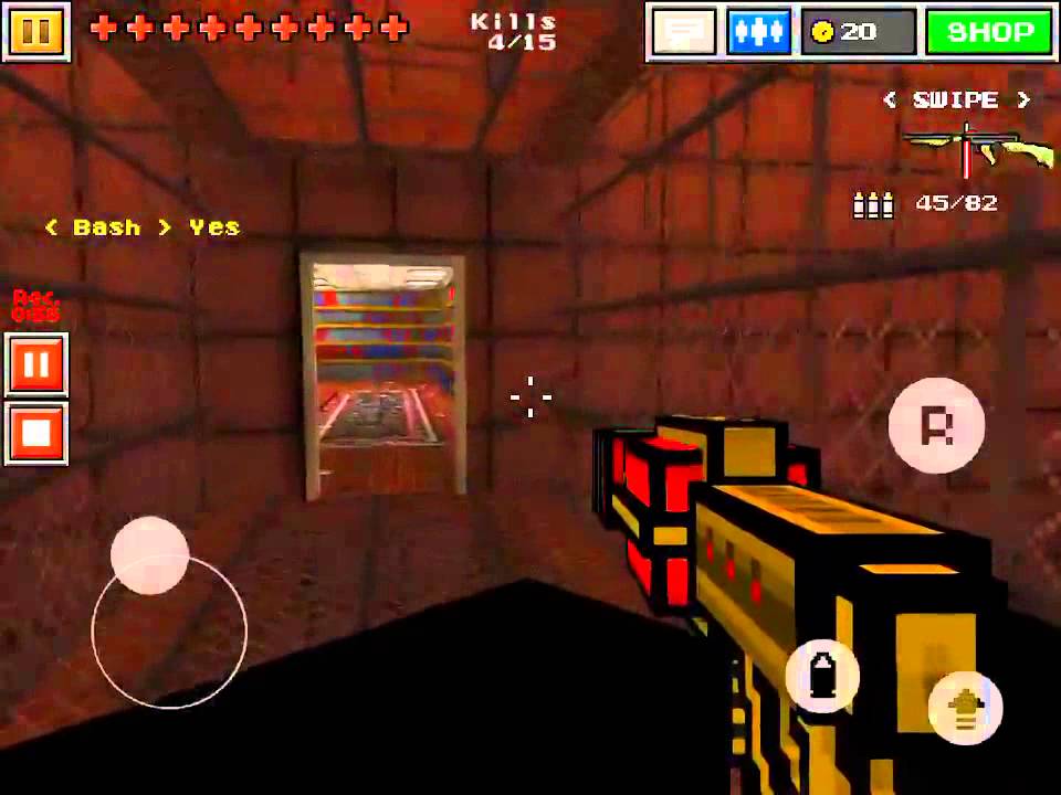 Pixel gun 3d on map silent school rampage multiplayer - YouTube