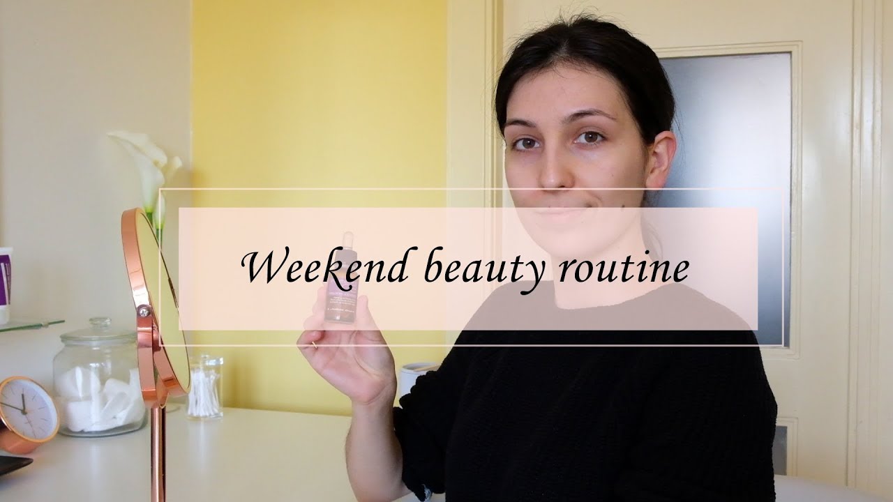 Weekend morning beauty routine - YouTube