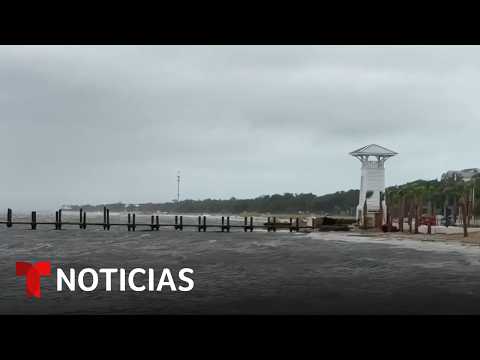 La tormenta tropical Bertha toca tierra en Louisiana con vientos de 45 mph | Noticias Telemundo