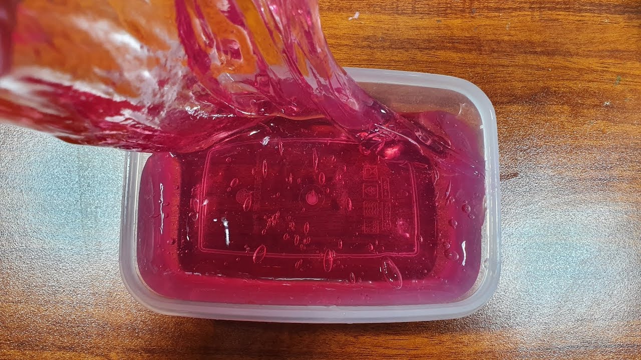 Water Slime! NO BORAX Water Slime , How To Make Clear Slime - YouTube