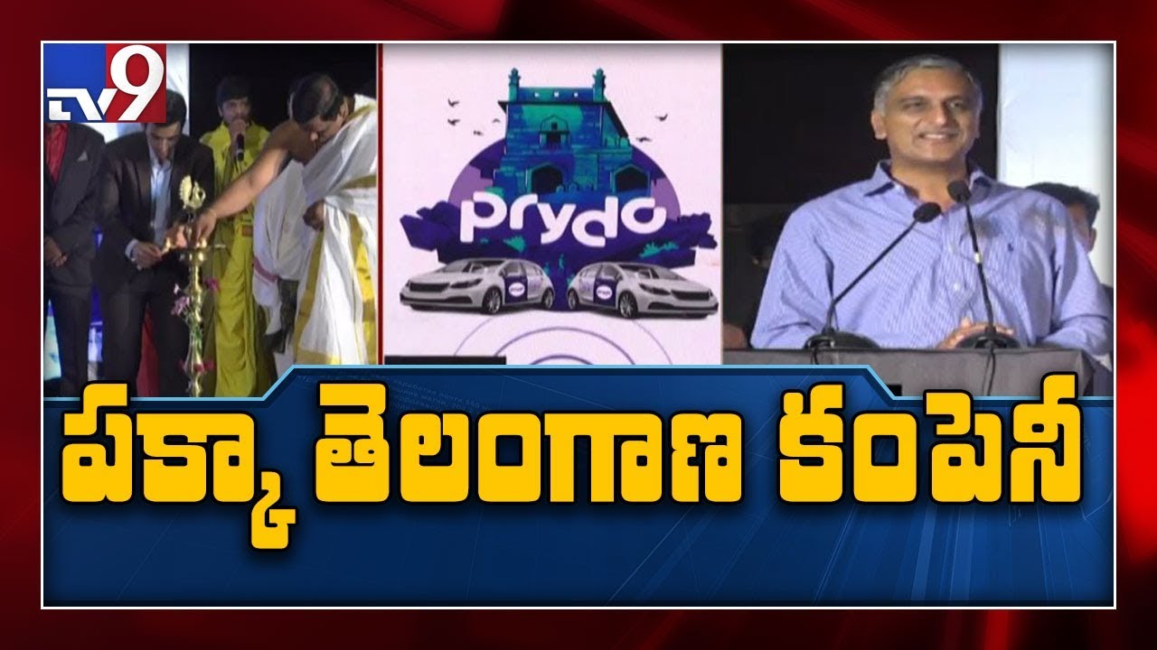 Minister Harish Rao launches Prydo Cab-Hailing service in Hyderabad ...
