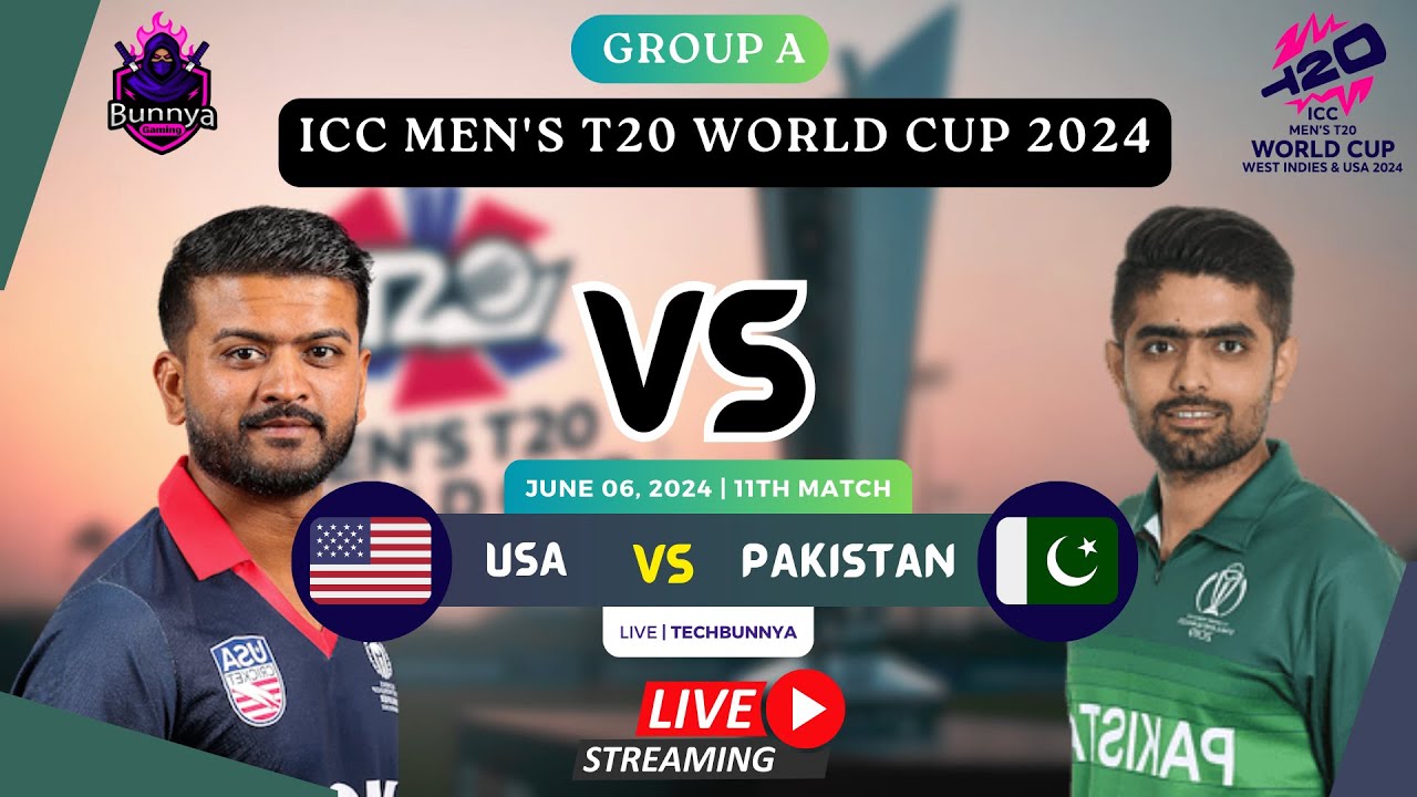 🔴Live: Pakistan vs USA Live World Cup | PAK vs USA Live Match | T20 WC ...