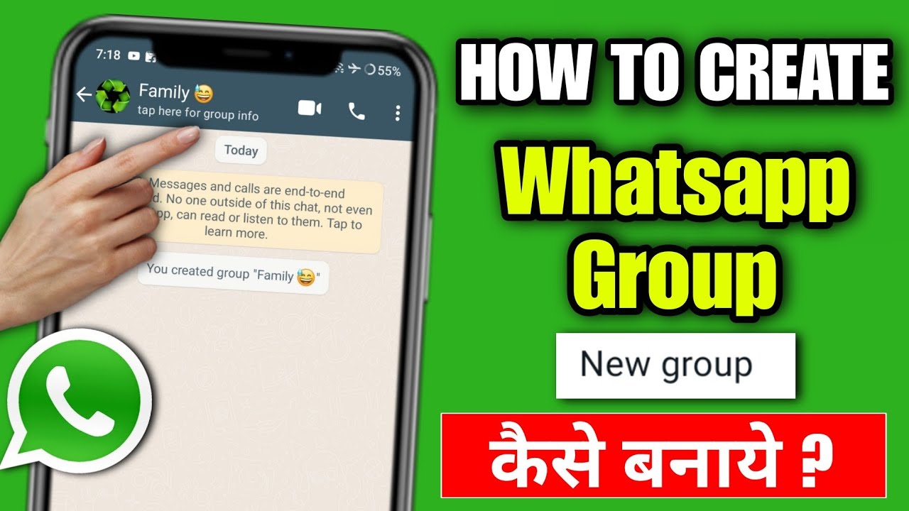 how to create whatsapp group 2024 | whatsapp group kaise banaye 2024 ...