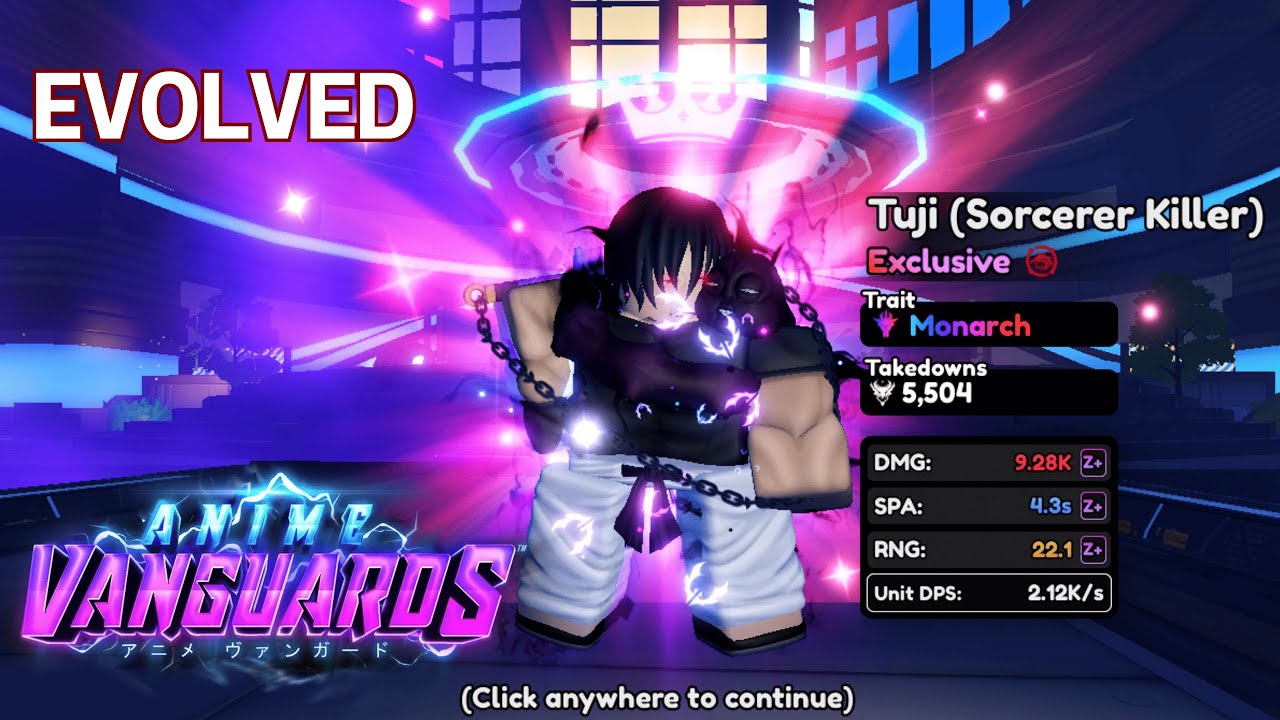 Max Level TOJI EVOLVED (Monarch) with Triple Z+ | Anime Vanguards - YouTube