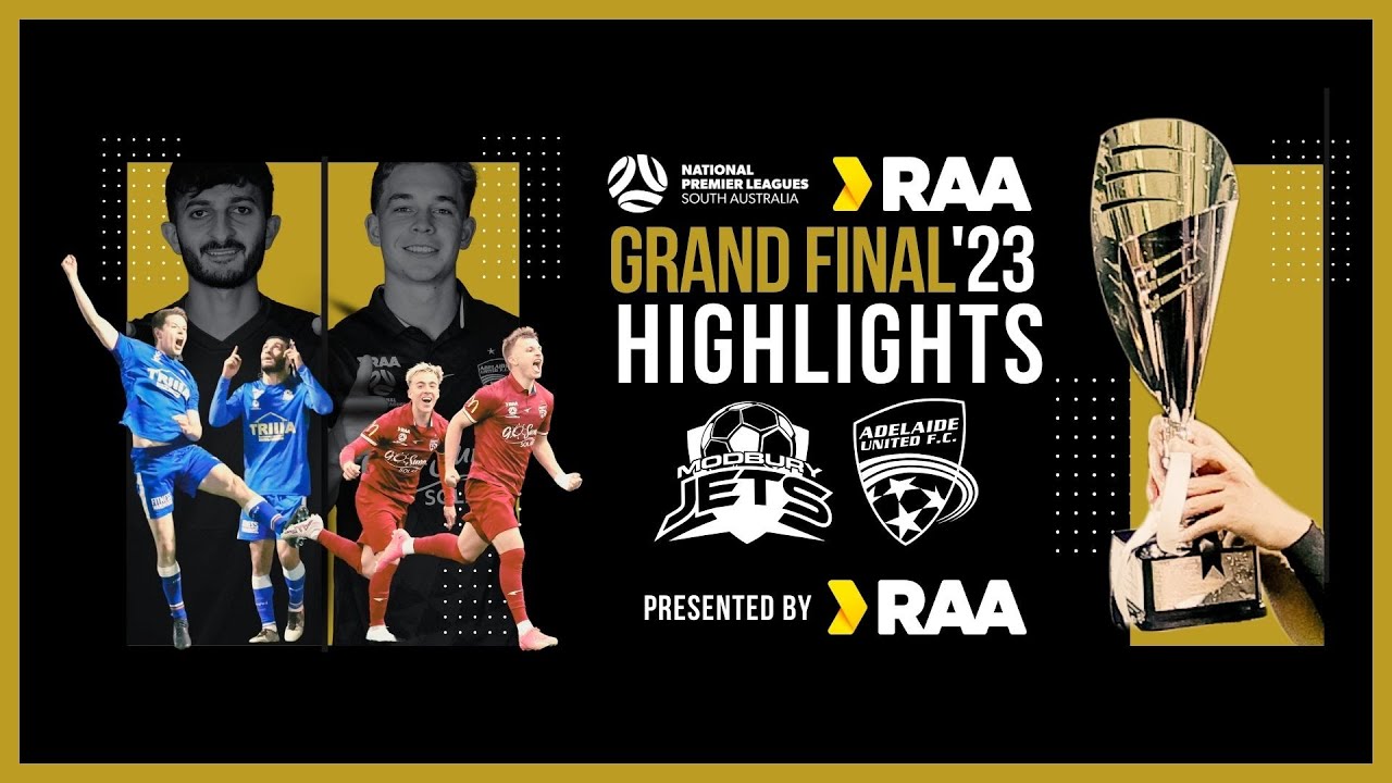 #RAANPLSA Grand Final '23 Highlights | Modbury Jets v Adelaide United ...