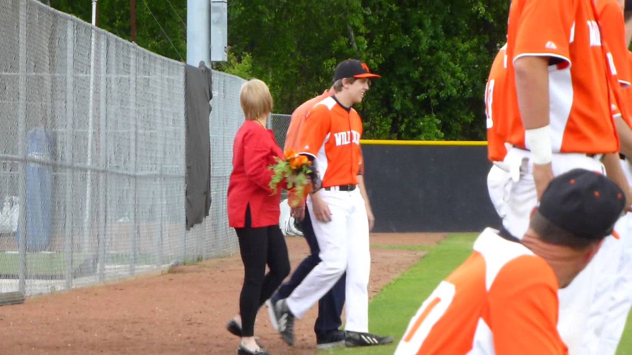 2016 New Hanover High School Baseball Senior Night - YouTube