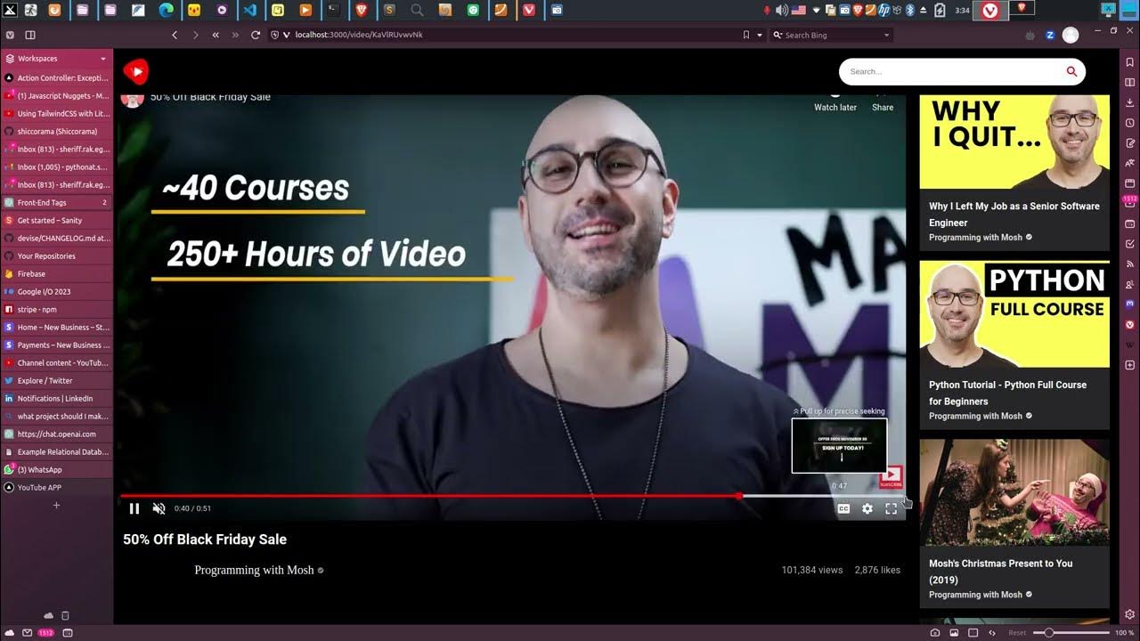 Youtube Clone Made With Reactjs Material Ui And Rapidapi For Fetching Youtube V3 Api Youtube
