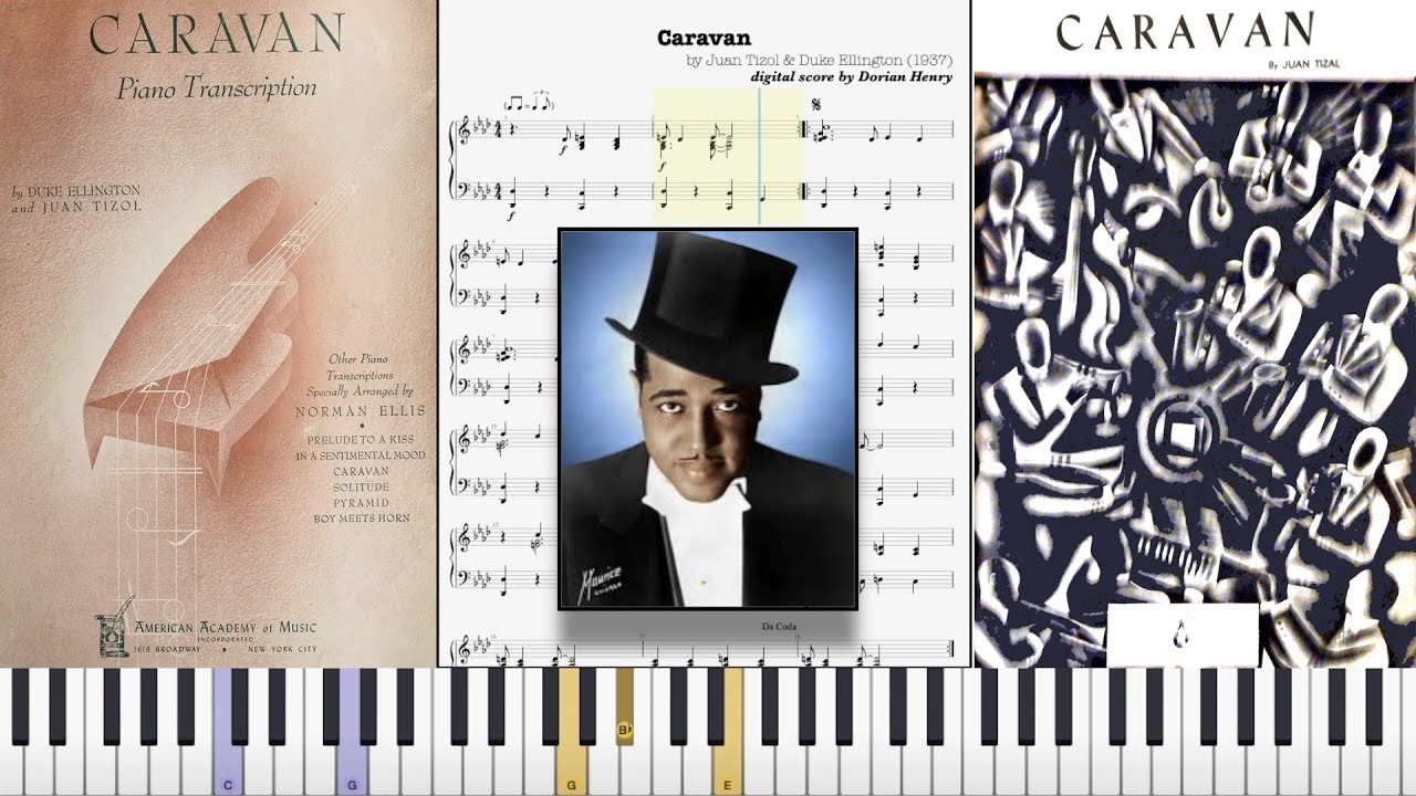 Caravan by Duke Ellington & Juan Tizol (1937, Jazz piano solo) - YouTube