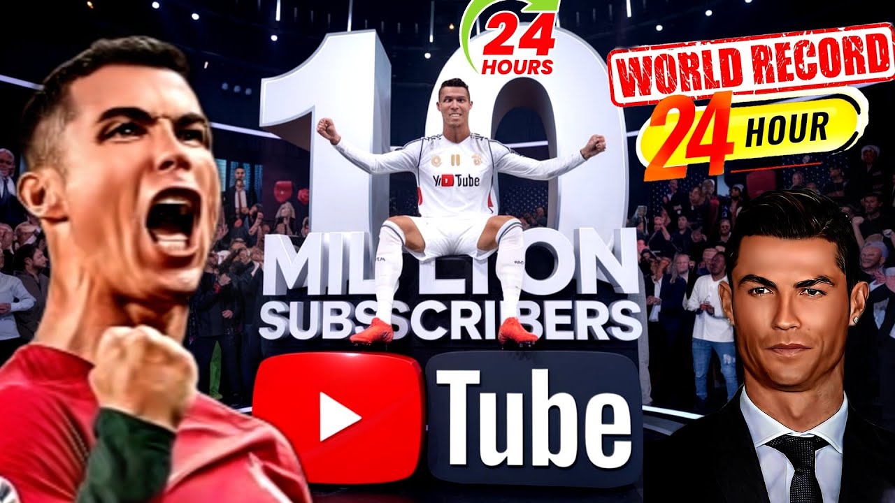 Breaking Records : Cristiano Ronaldo First Day on YouTube | Cristiano ...