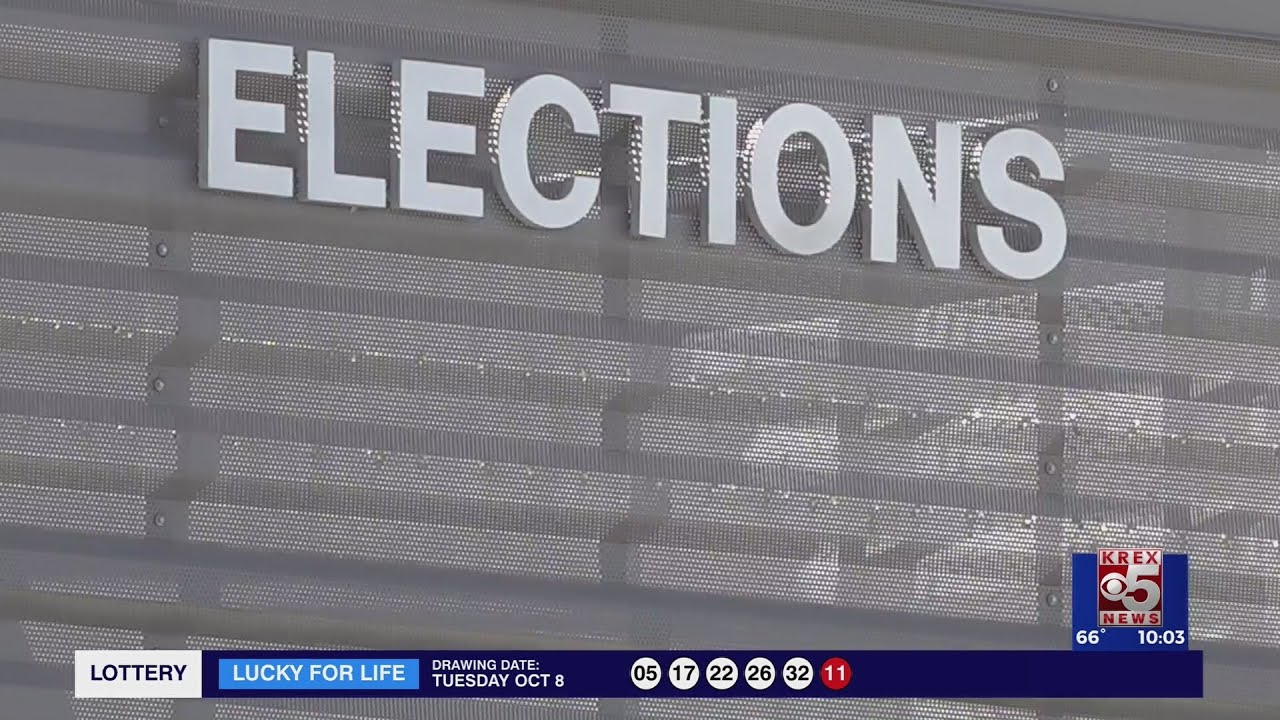 Elections office holds test for ballot machines - YouTube
