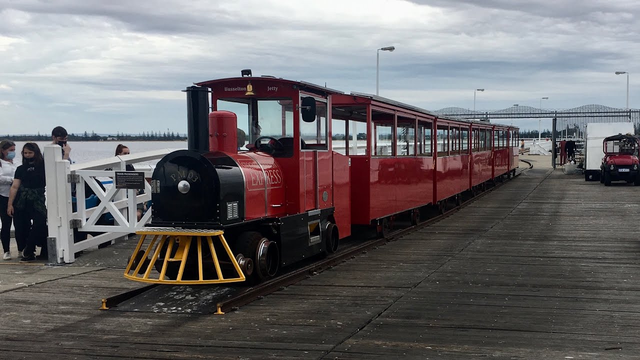 Busselton Jetty Train l Busselton Jetty - YouTube