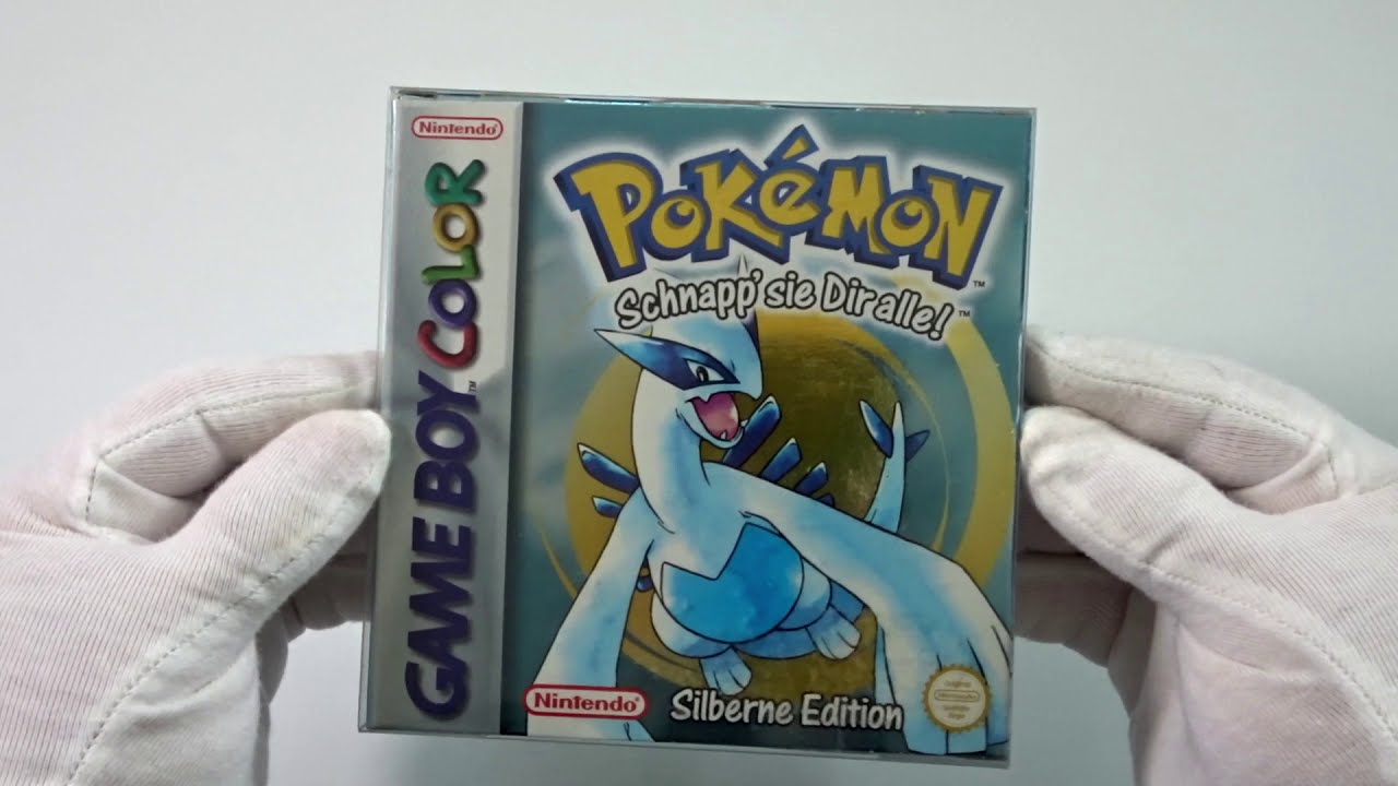Unboxing Pokemon Silver edition on GameBoy Color! - YouTube