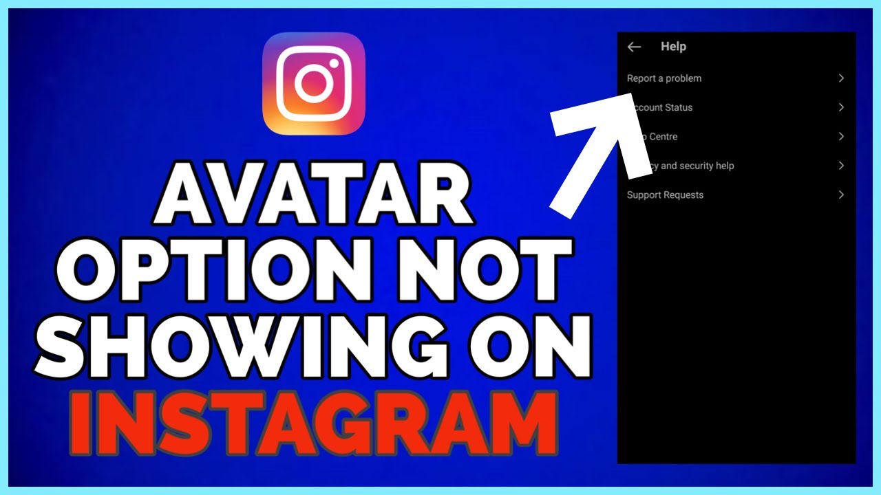 How To Fix Avatar Option Not Showing On Instagram (2023) - YouTube