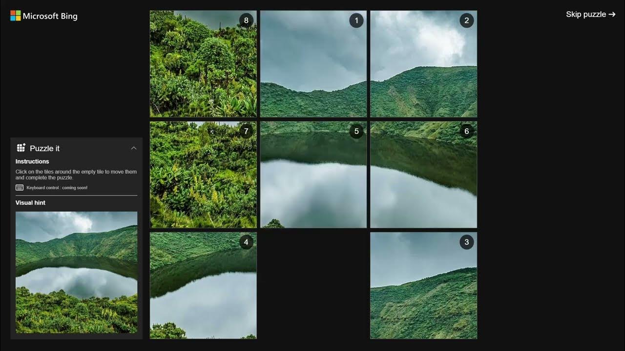 AI Solves Microsoft Bing Slide Puzzle (ASMR) - YouTube