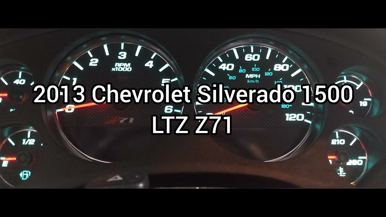 Chevrolet - Silverado - 2013 - 1500 LTZ Z71: Gauge / Instrument Cluster ...