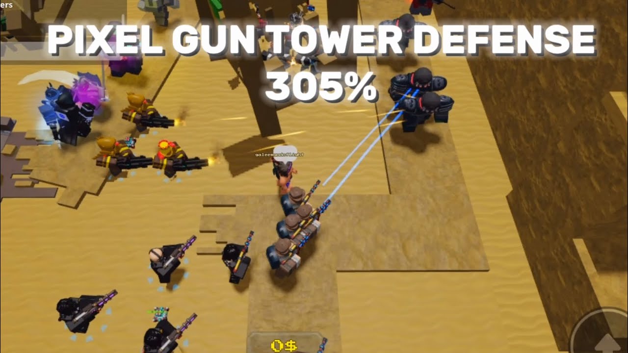 Duoing 305% Veteran | Pixel Gun Tower Defense - YouTube
