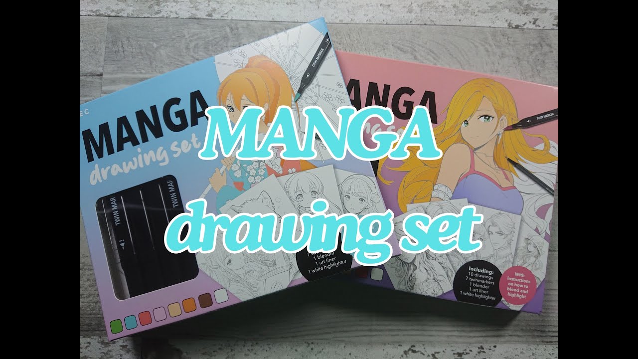 MANGA drawing set vom Action im Test - YouTube