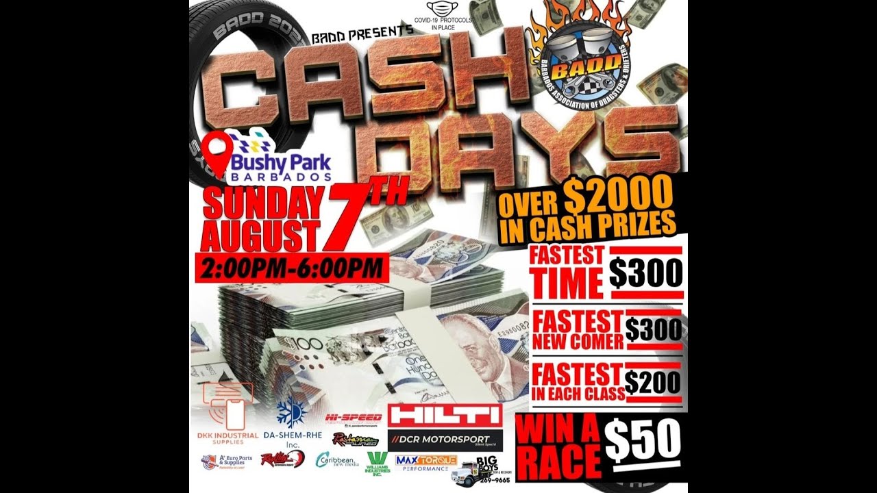 CHANNEL UPDATE + FIRST CASH DAYS DRAG EVENT IN BARBADOS - YouTube