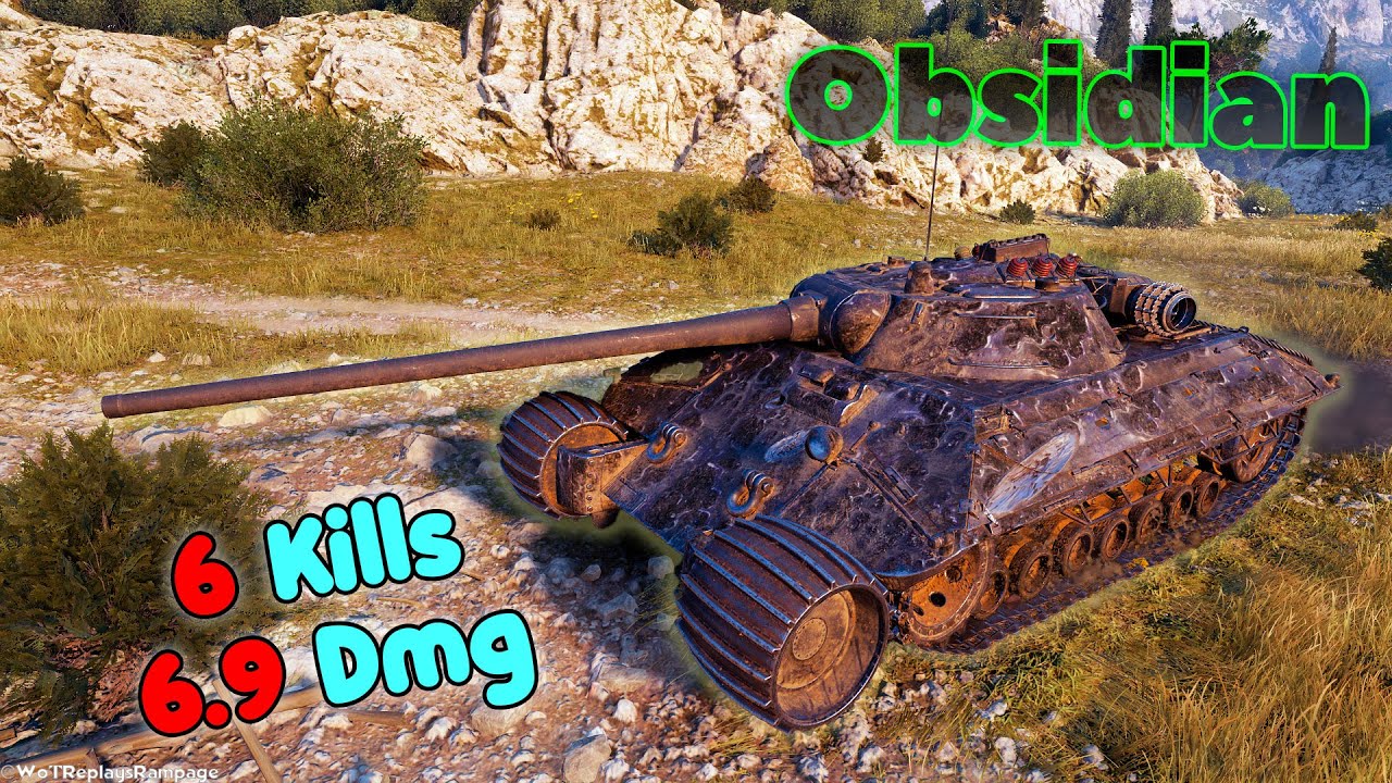 Obsidian - 6 Frags 6.9K Damage by player _Vello_ - YouTube