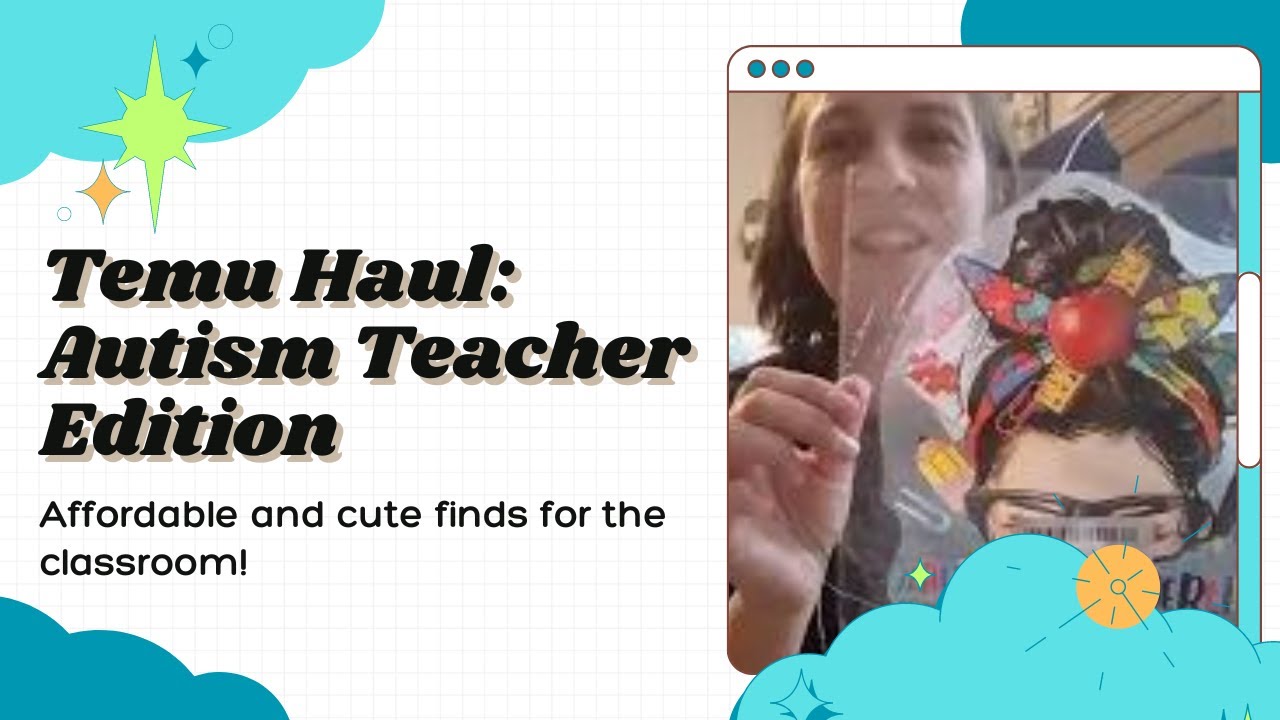 Temu Haul: Autism Teacher Edition - YouTube