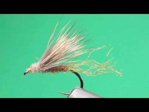 DEER HAIR TAN CADDIS EMERGER - FLY TYING TUTORIAL - YouTube
