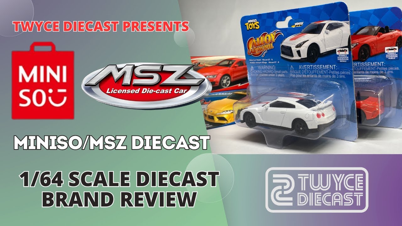 FIRST LOOK! Miniso Toys 1/64 Diecast Brand Review - YouTube