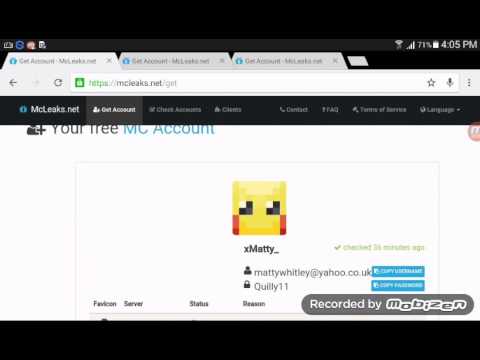 How to get free for free Premium Accounts on Minec - YouTube