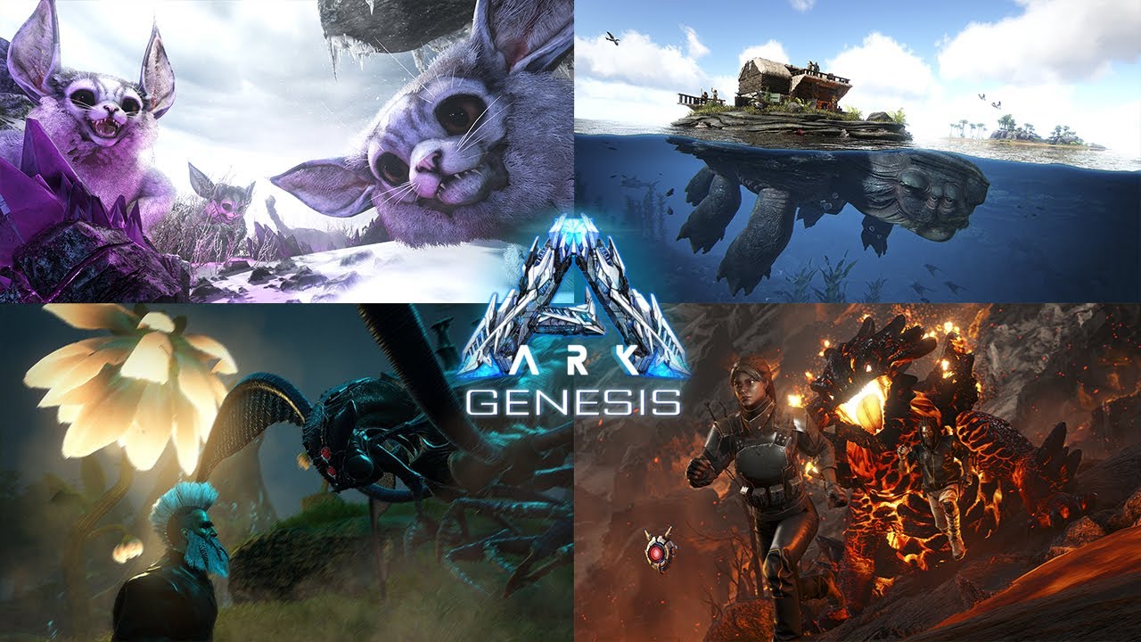 COMO TAMEAR A LOS NUEVOS ANIMALES DE ARK GENESIS! 🦖🐢 - YouTube