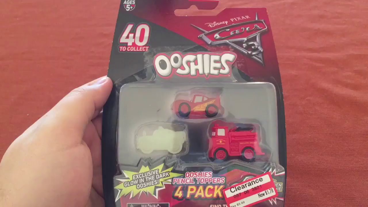 Ooshies - Cars 3 - 4 Pack Unboxing #3 - YouTube
