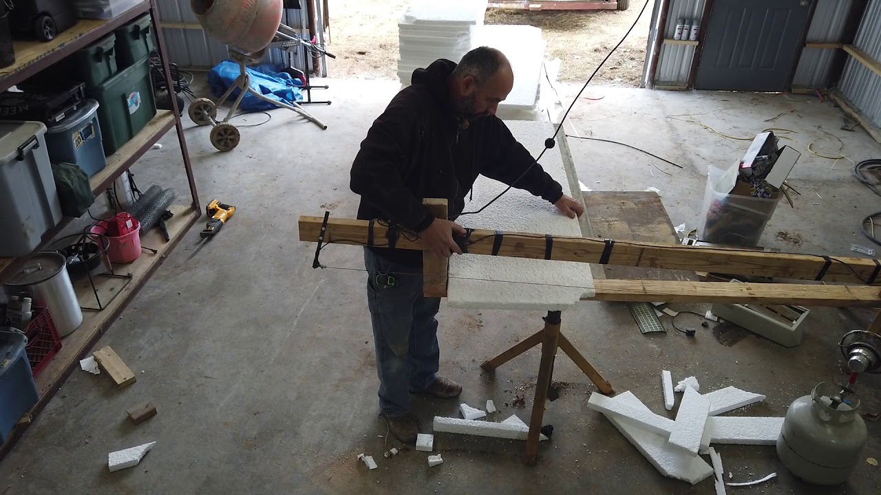 Insulating and Cutting Foam - YouTube