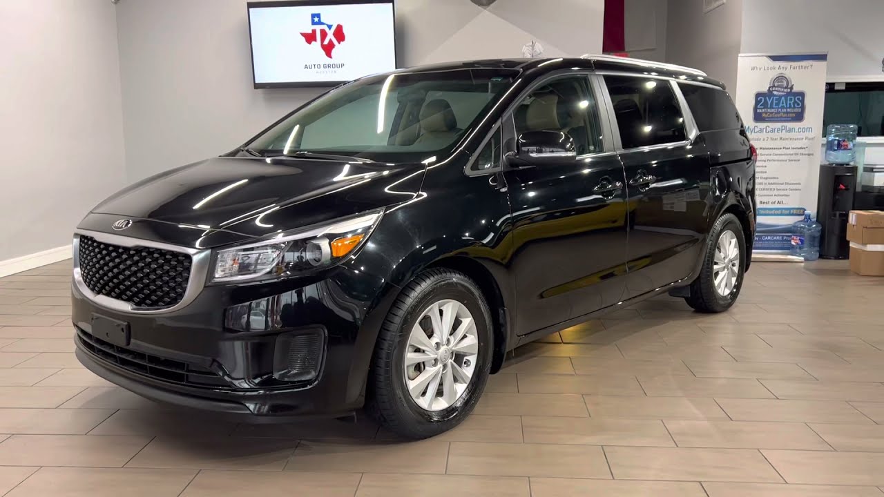 2016 KIA SEDONA LX ESSENTIALS PREMIUM PACKAGE FWD 3.3L V6 MINIVAN ...